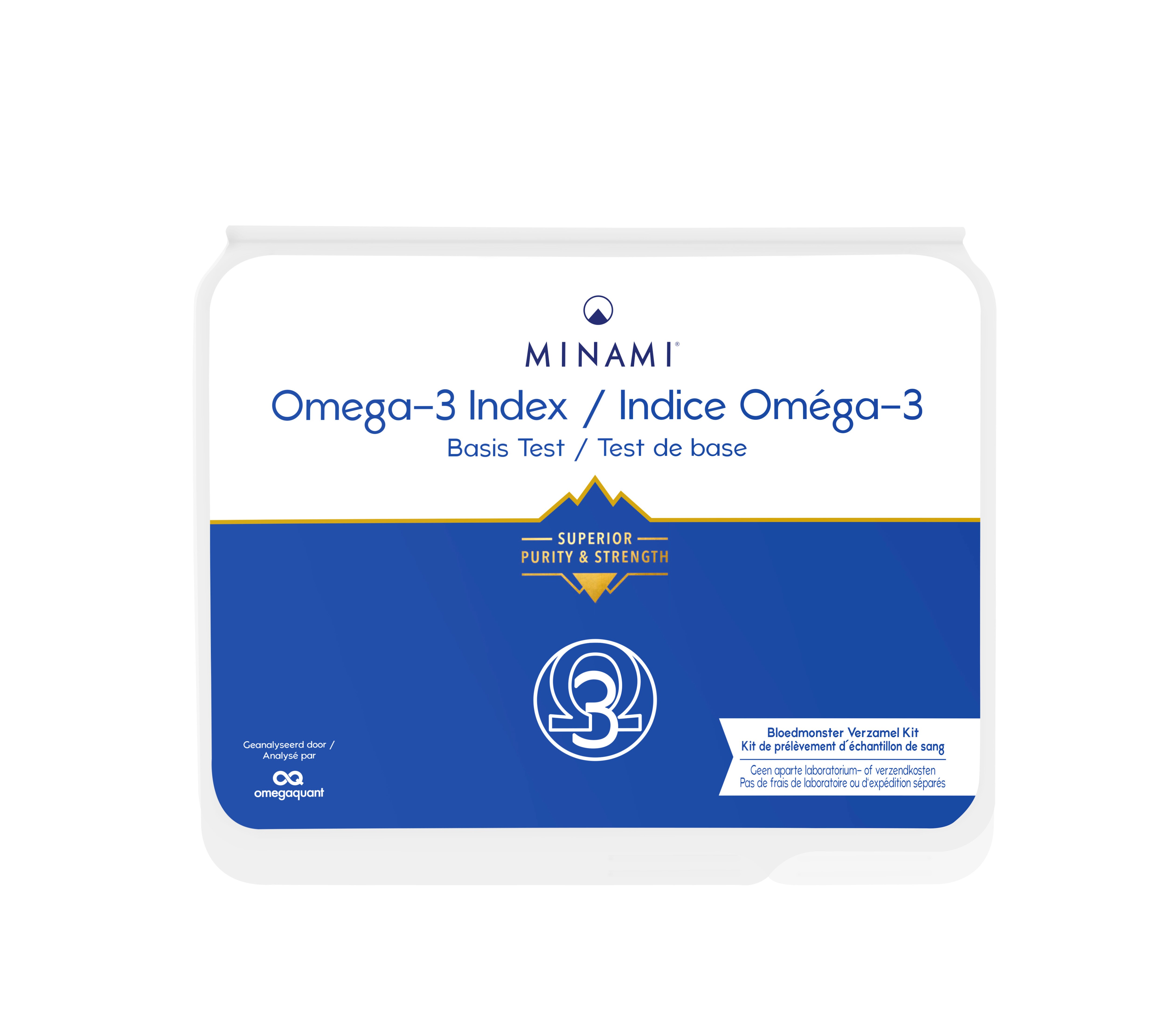 Test je Omega-3 levels met onze Index Basic Test | Minami®